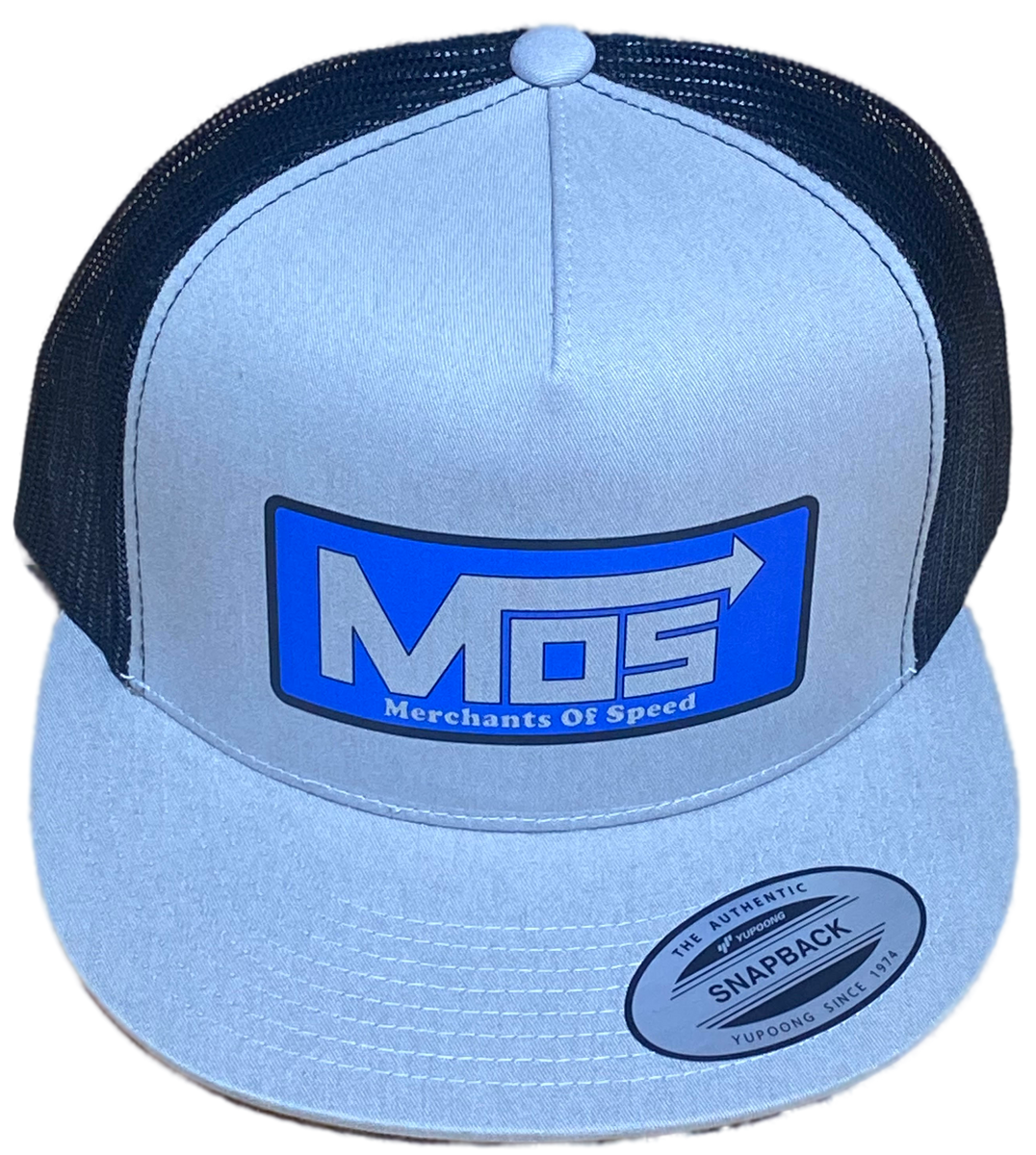 MERCHANTS OF SPEED MOS Silver/Black Trucker Hat – Merchants of Speed