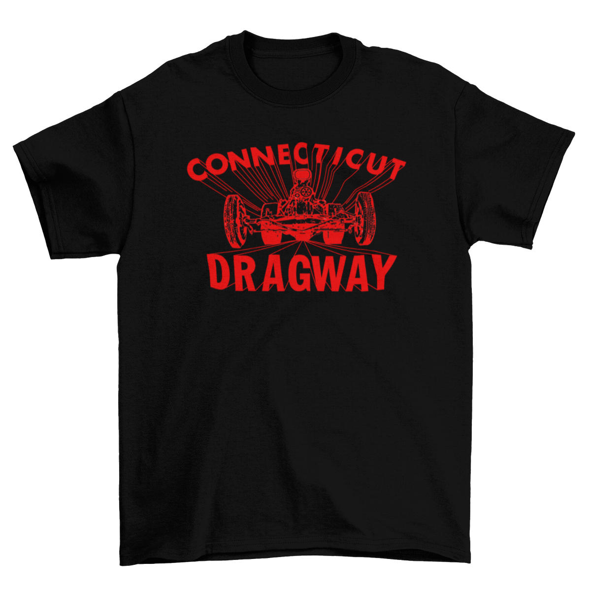CT DRAGWAY Connecticut 1960's Dragster Logo Black – Merchants of Speed
