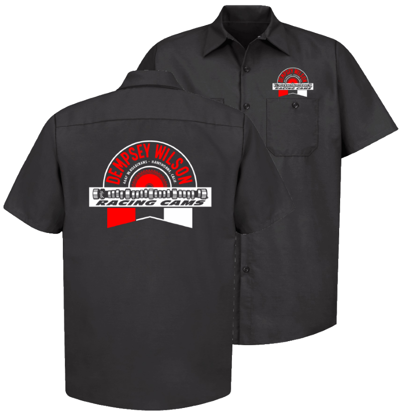 DEMPSEY WILSON RACING CAMS Shop Shirt – Merchants of Speed