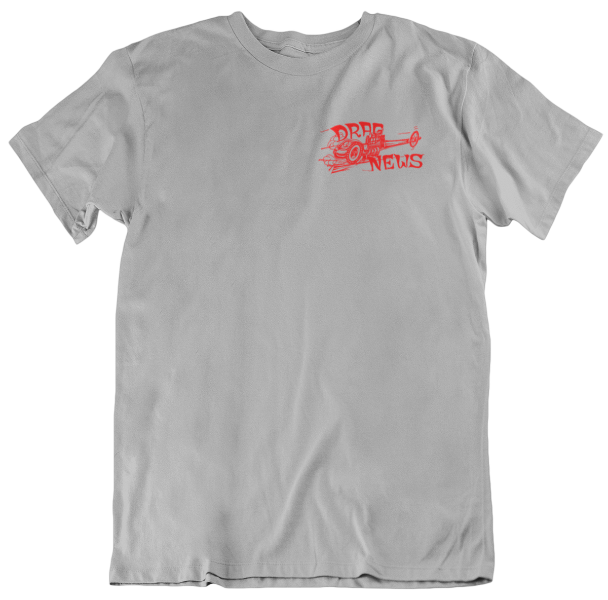 DRAG NEWS Magazine Dragster Logo Gray Tee – Merchants of Speed