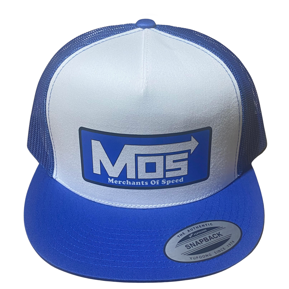 MERCHANTS OF SPEED MOS Nitrous Royal White Trucker Hat – Merchants of Speed