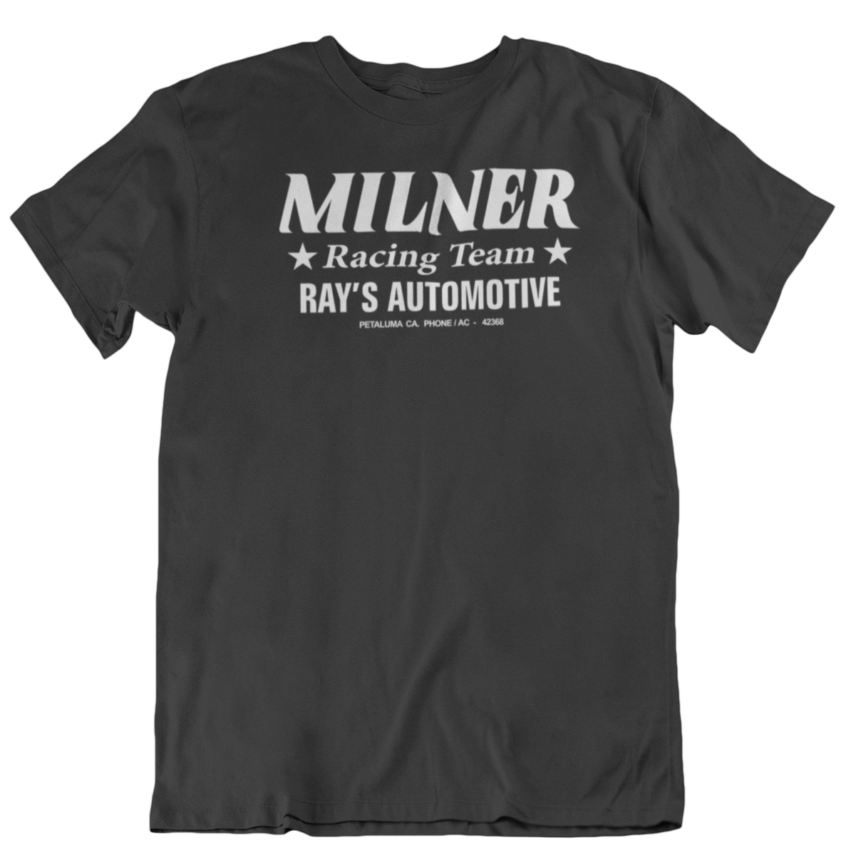 MILNER RACING TEAM Black American Grafitti Tall Tee – Merchants of Speed
