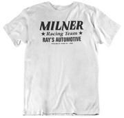 MILNER RACING TEAM White Tee American Graffiti – Merchants of Speed