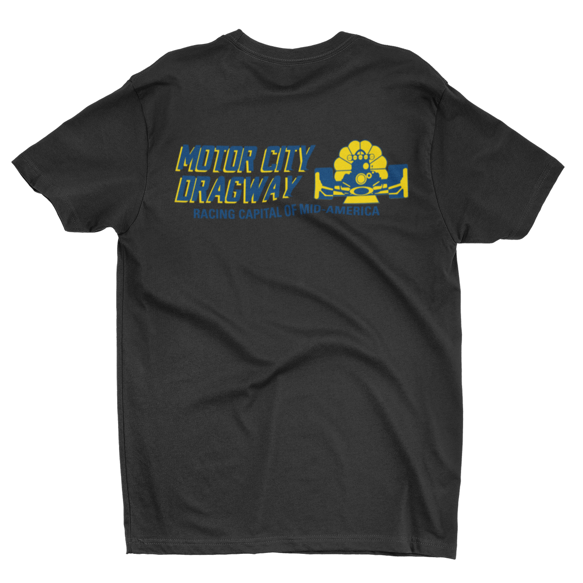 MOTOR CITY DRAGWAY Michigan Logo Black Tee – Merchants of Speed