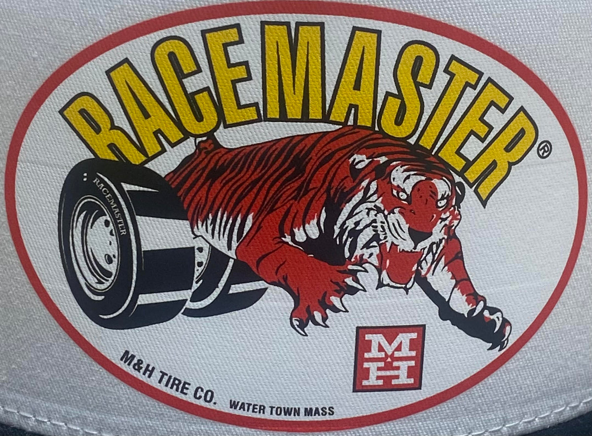 M&H RACEMASTER White/Black Trucker Hat – Merchants of Speed