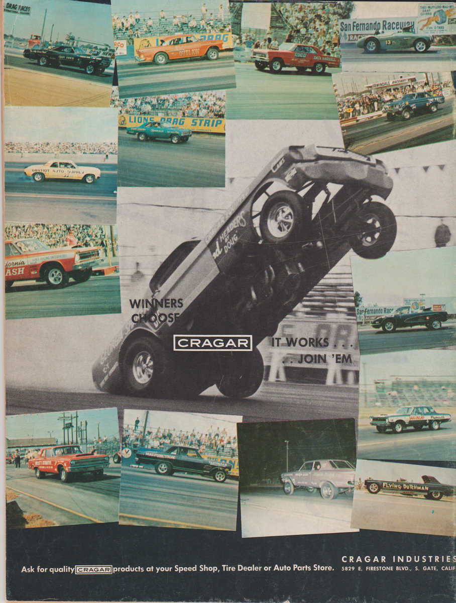 1966 The Wild World of Funny Cars Magazine Pictorial – Merchants of Speed