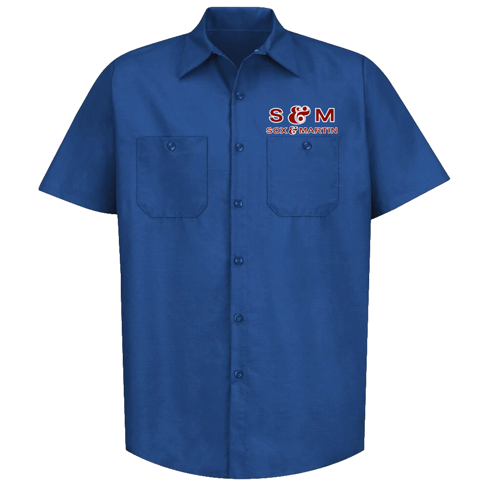 SOX & MARTIN Racing Team Decal Logo Royal Blue Shop Shirt – Merchants ...