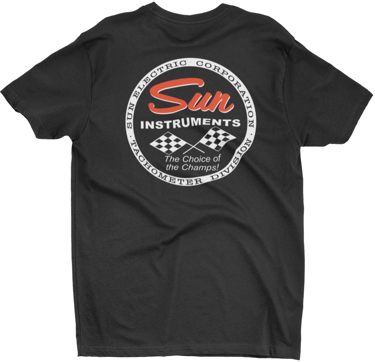 SUN INSTRUMENTS Tachometer Black Tall Tee T-Shirt – Merchants of Speed