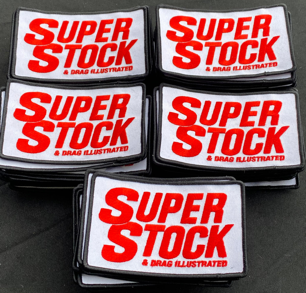 SUPER STOCK & Drag Illustrated Embroidered Patch – Merchants of Speed