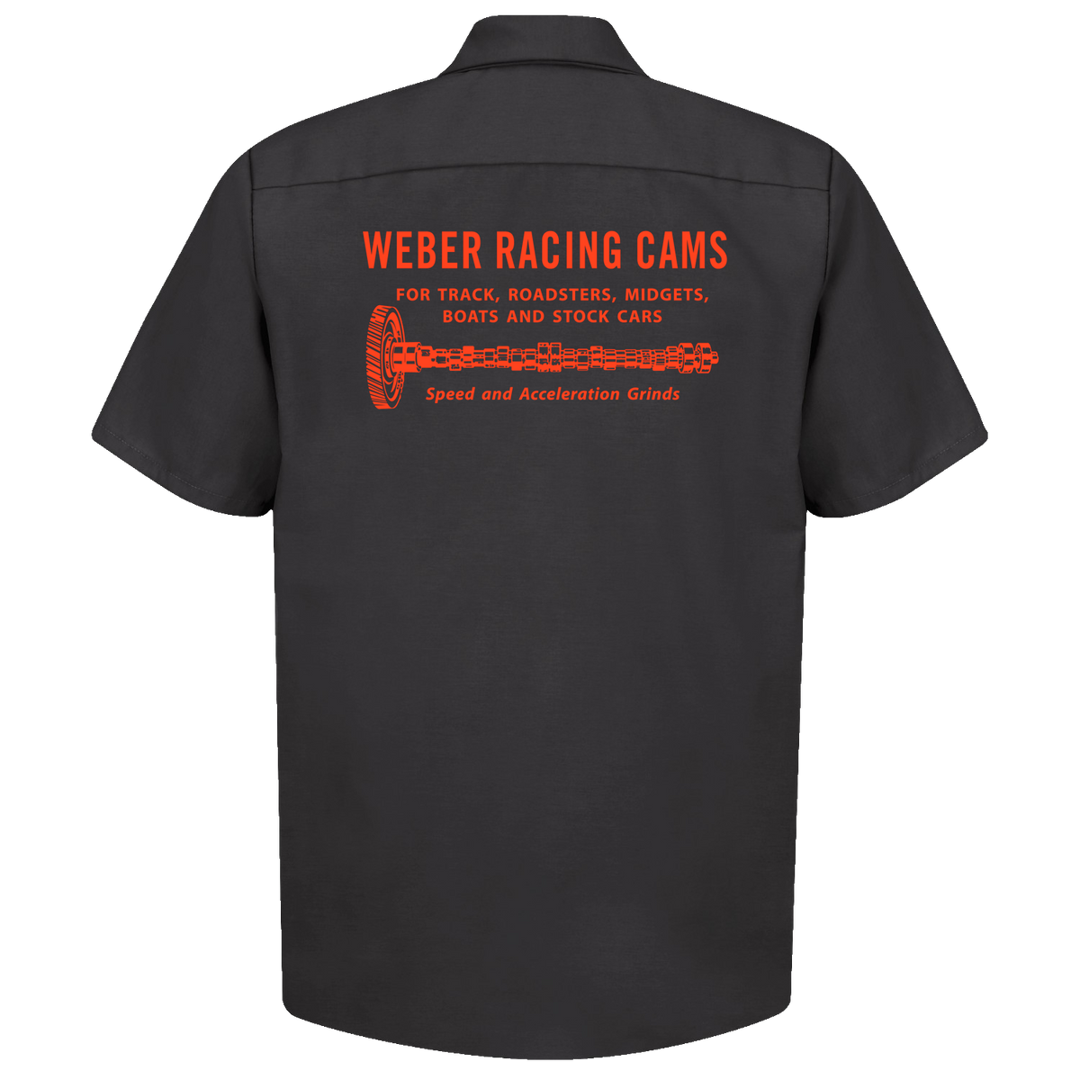 WEBER RACING CAMS Black Shop Shirt – Merchants of Speed