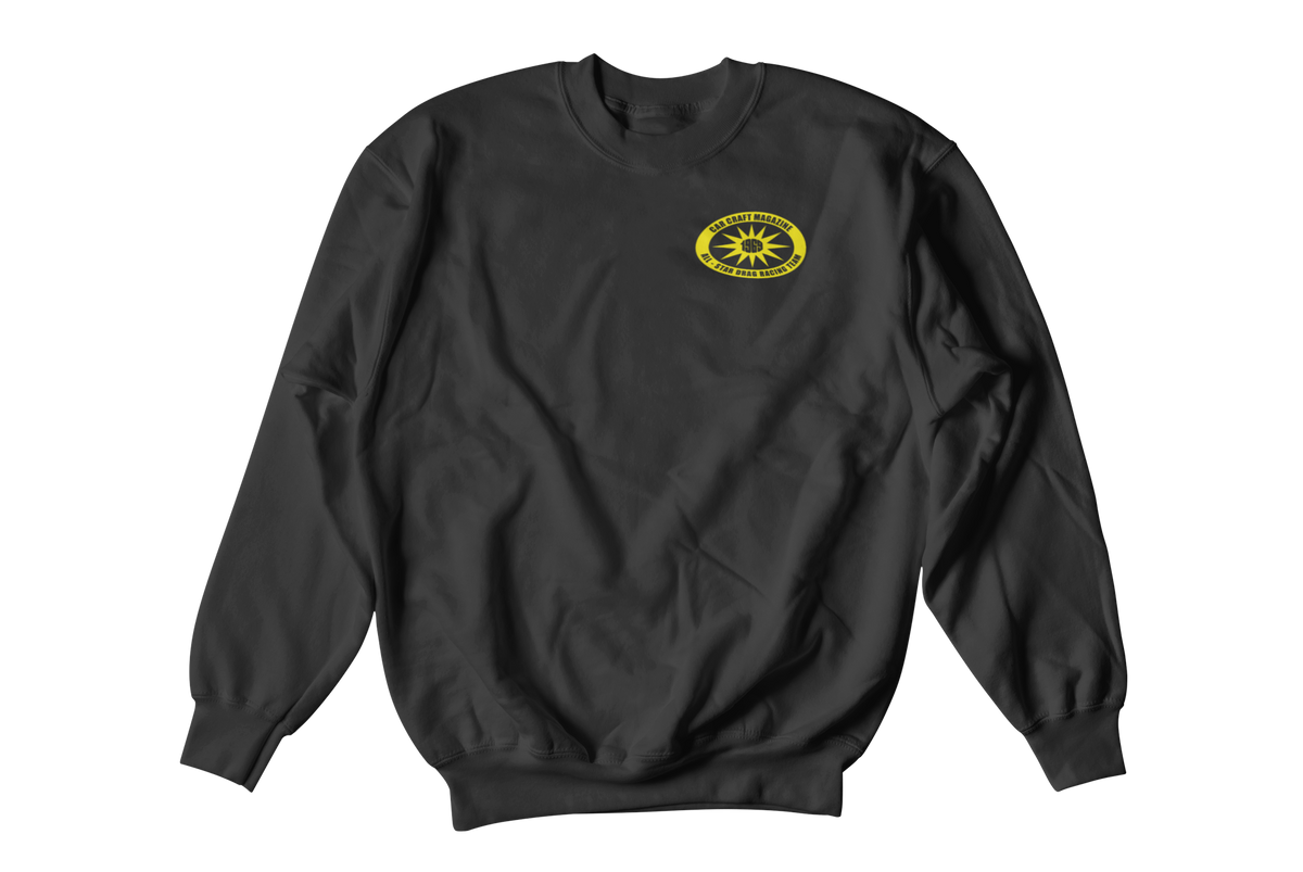 1969 CAR CRAFT All-Star Drag Racing Team Black Crew Sweatshirt Pullove ...