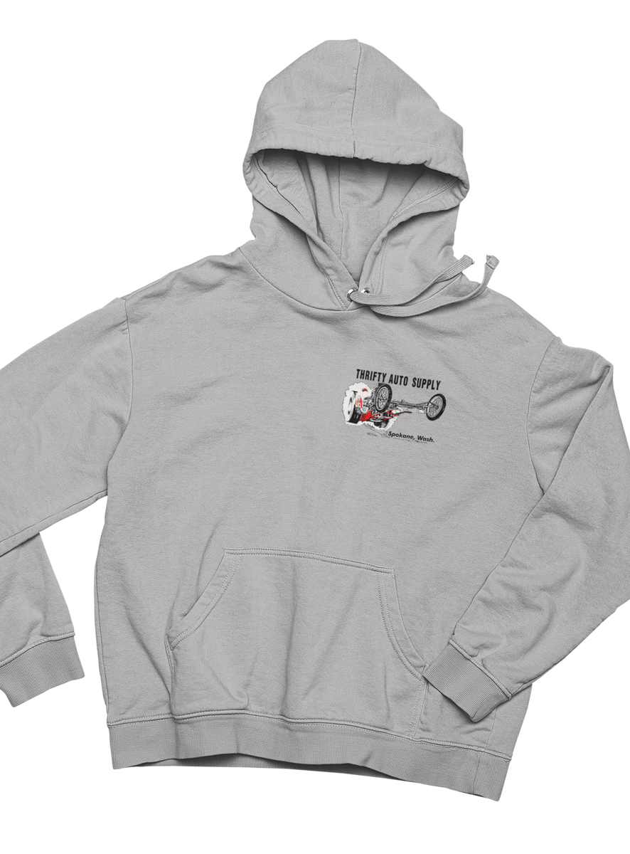 THRIFTY AUTO SUPPLY Spokane WA Gray Hoodie Sweatshirt Pullover ...