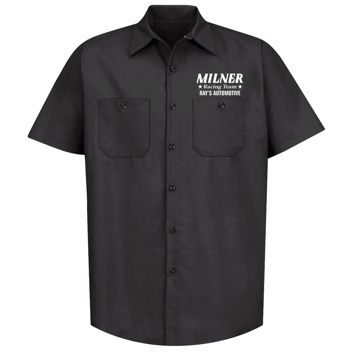 MILNER RACING TEAM Black Button Down Shop Shirt – Merchants of Speed